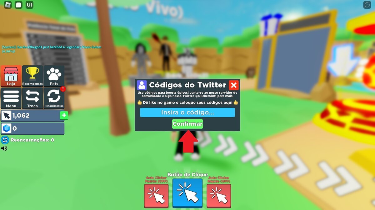 Códigos Clicker Simulator (2024)