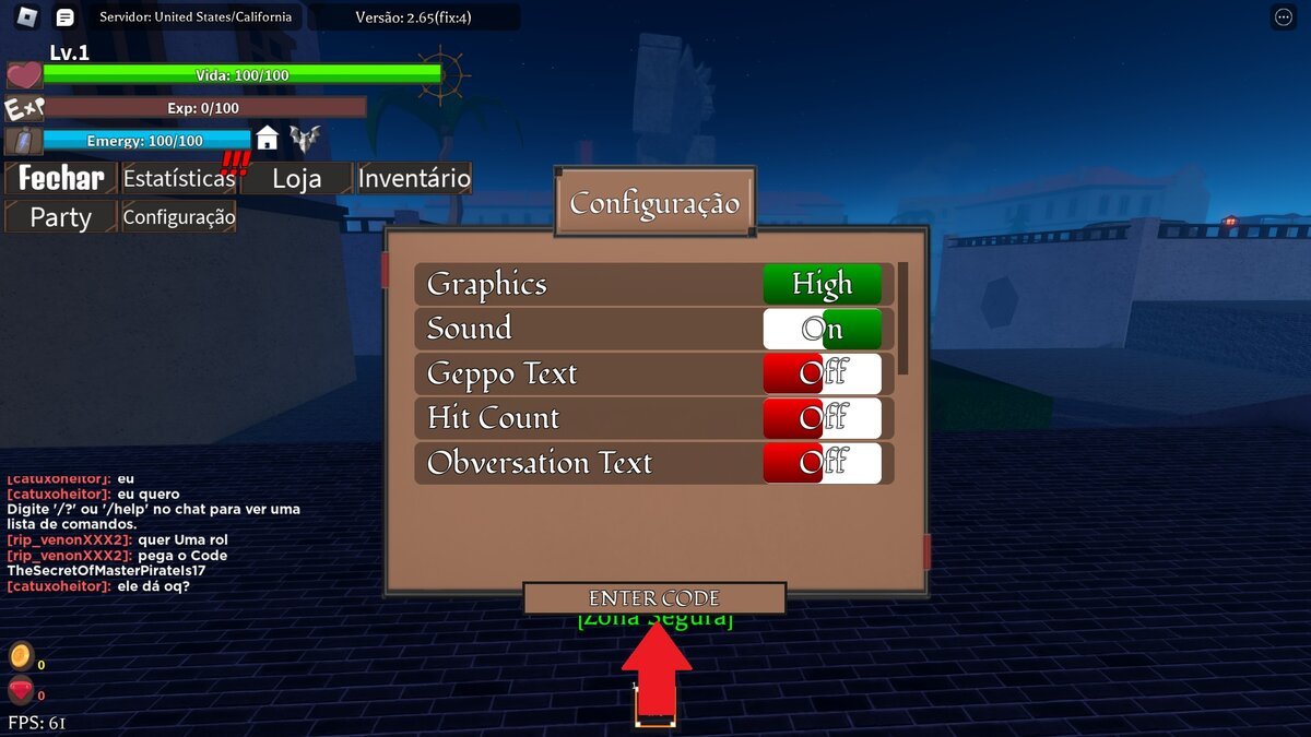 Códigos Master Pirate (Novembro 2024)