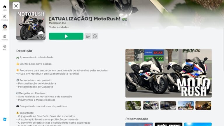 Códigos MotoRush (Novembro 2024)