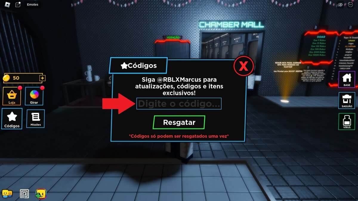 Códigos Ro-Bio Experimento (Ro-Bio Experiment) (Março 2025)