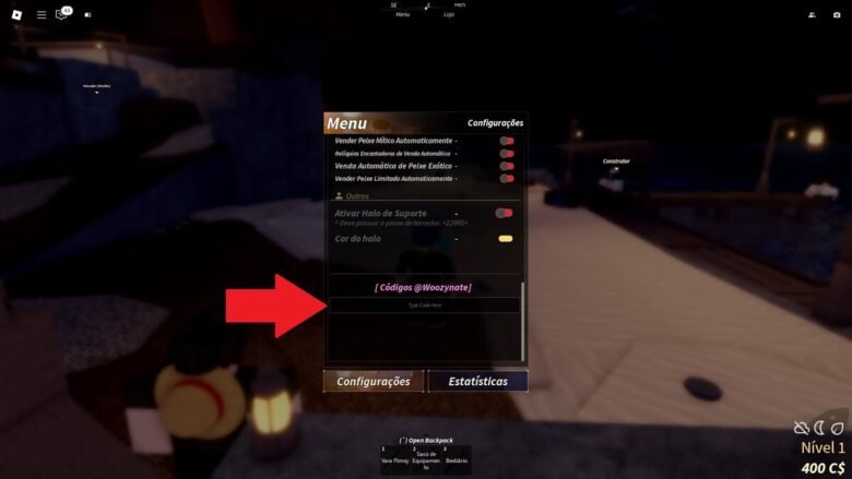 Códigos Roblox Peixe (Fisch) [Janeiro 2026]