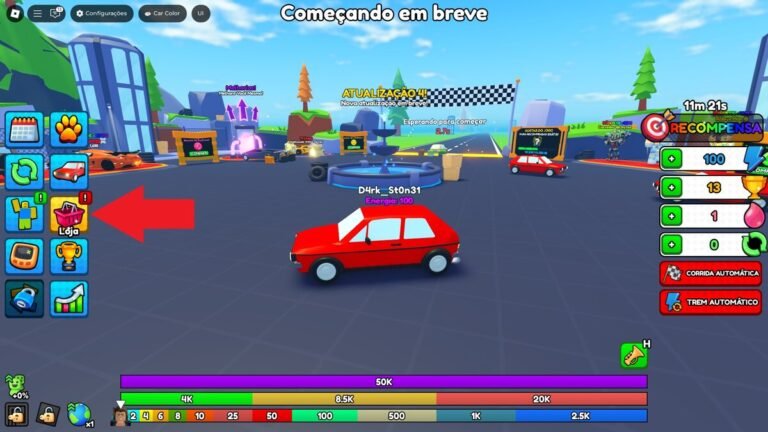 Códigos Treinamento de Carro (Março 2025)